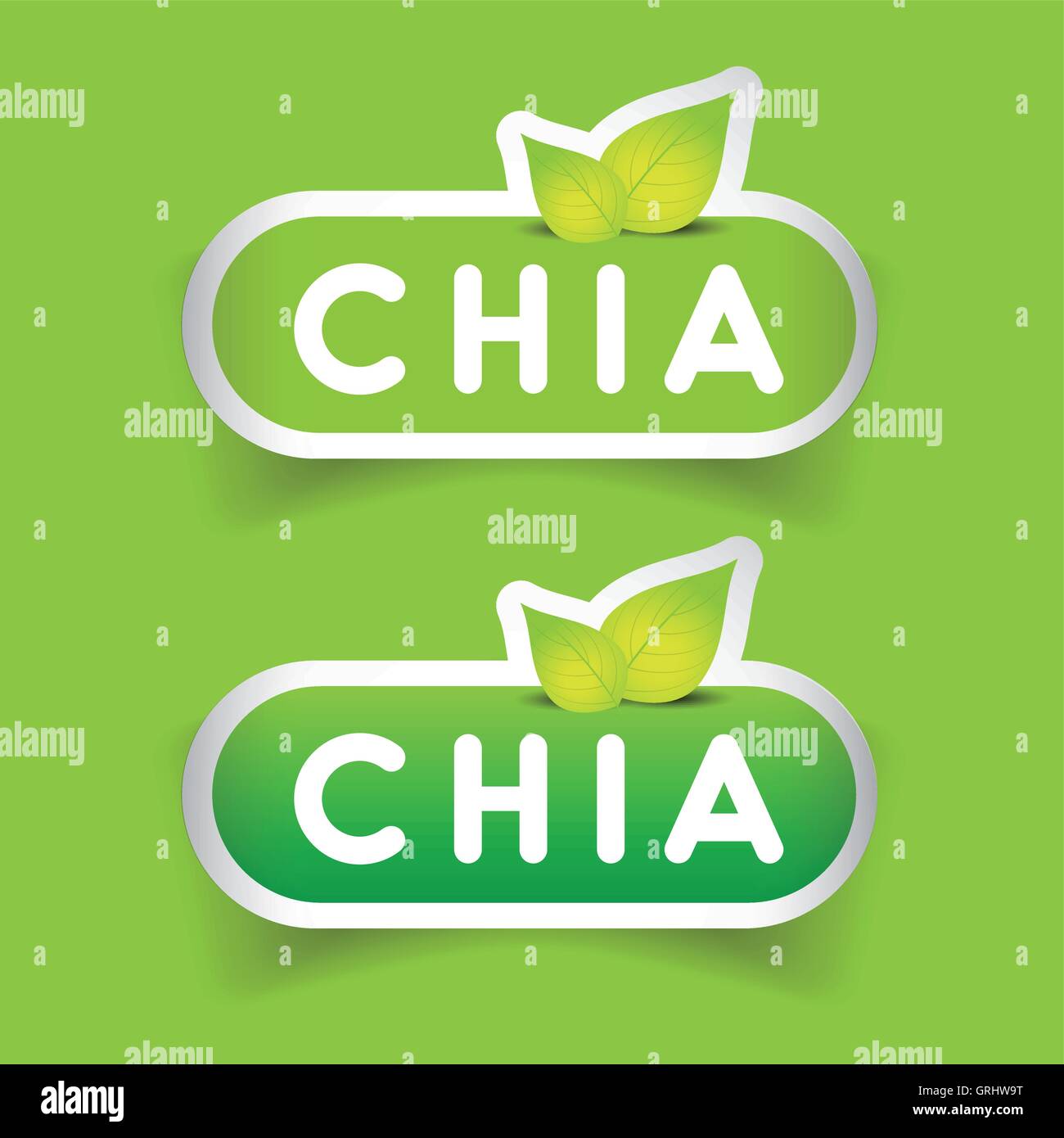 Chia nutrition Stock Vector Images - Alamy