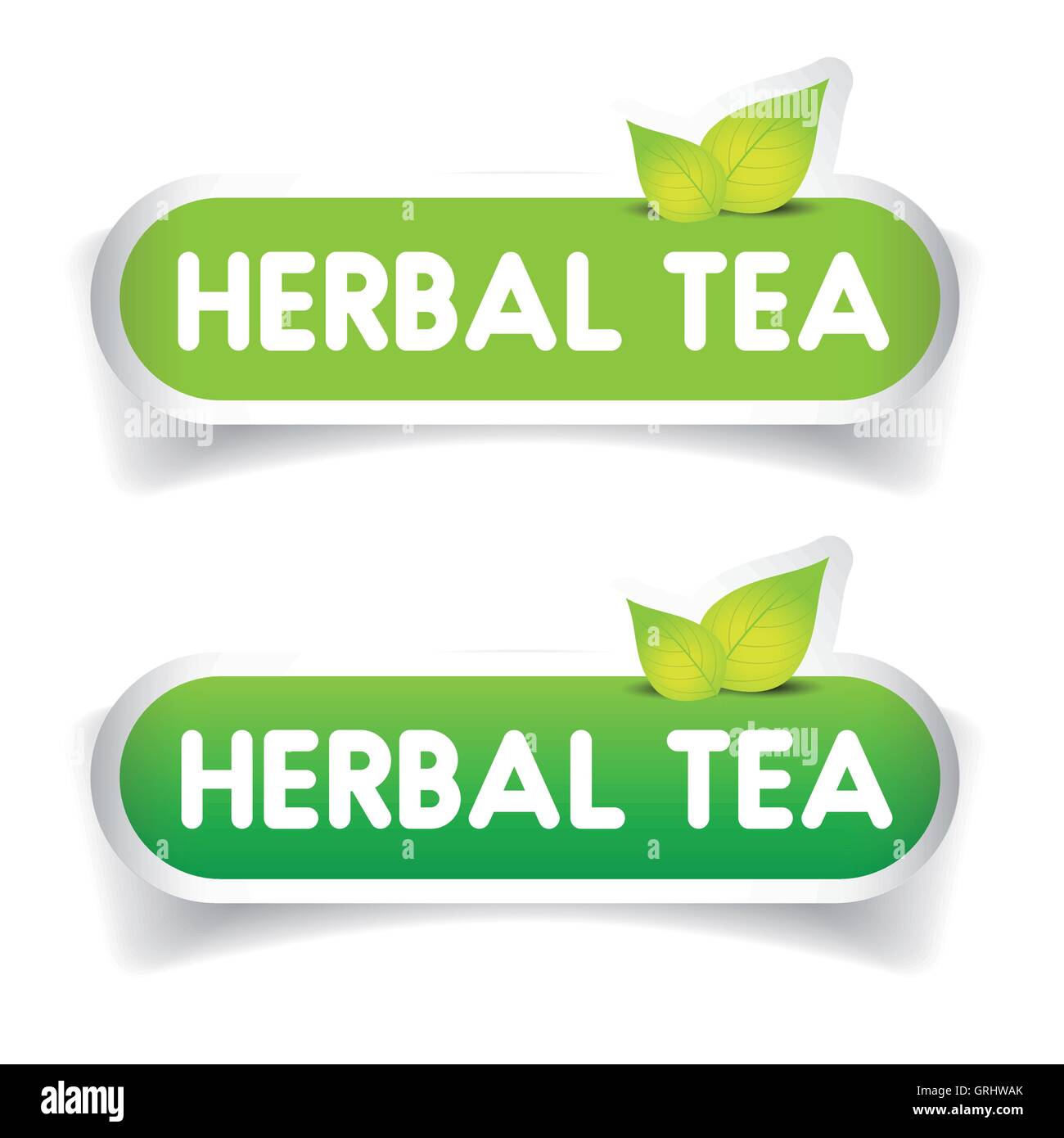 Herbal Tea sign label vector Stock Vector Image & Art - Alamy