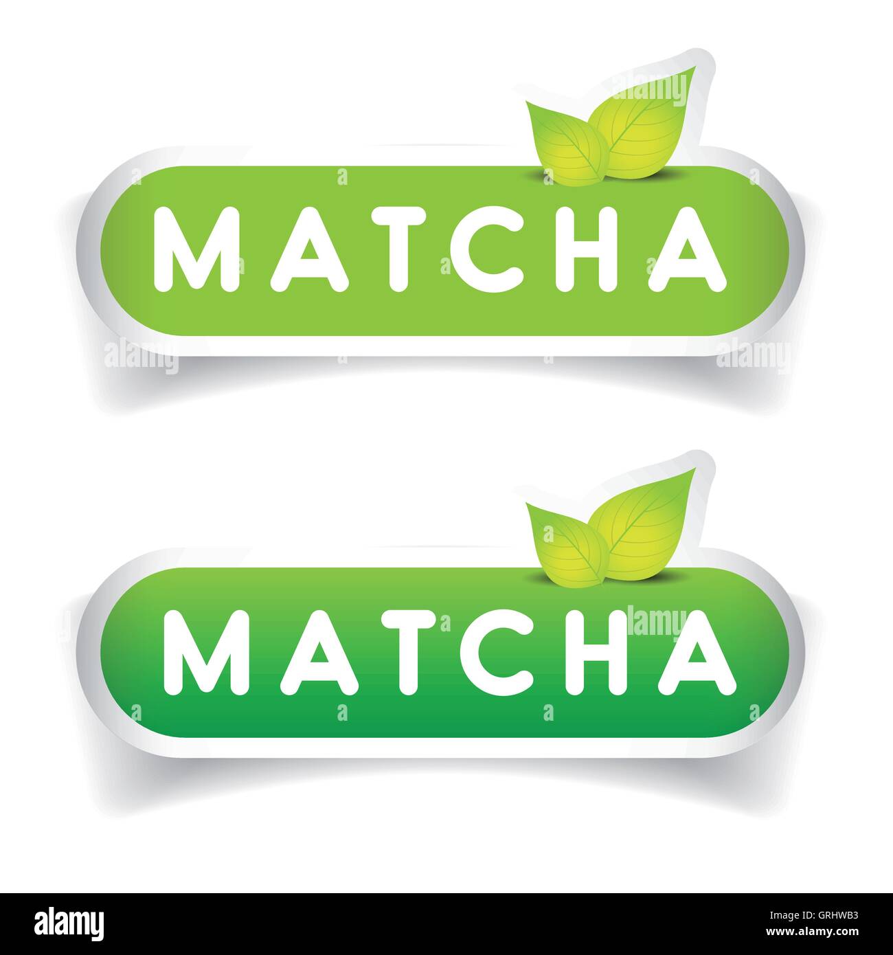 Matcha sign label vector Stock Vector Image & Art - Alamy