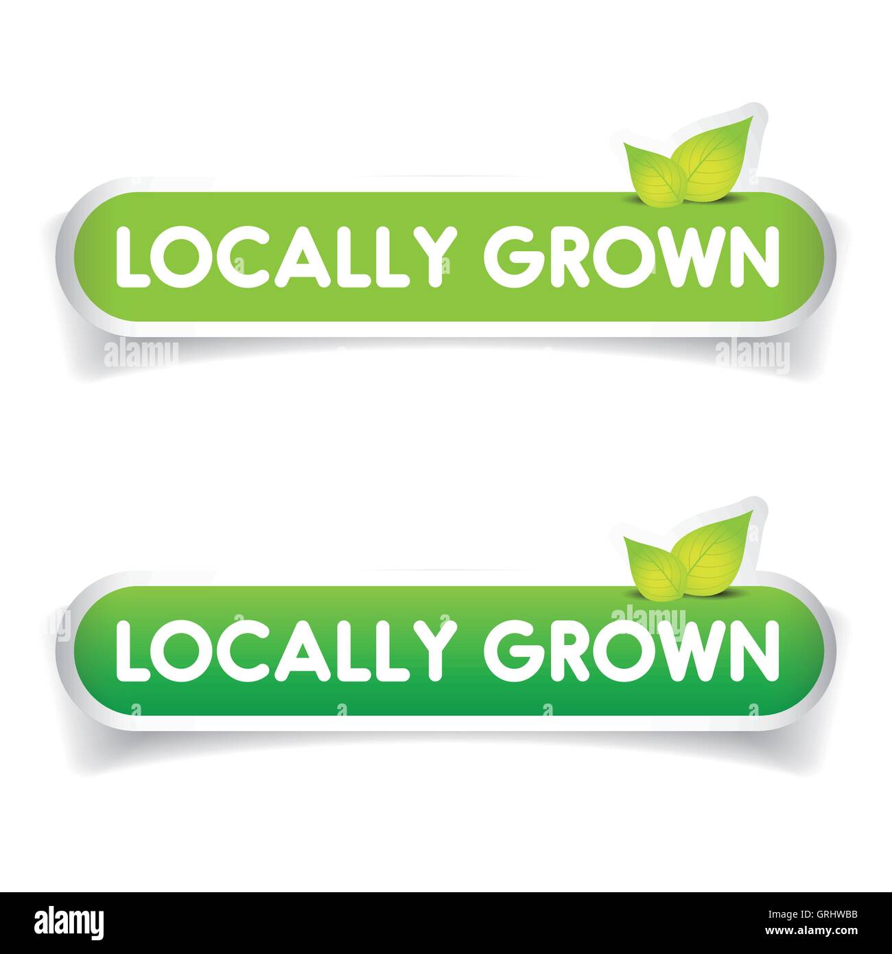 Locally grown label vector Stock Vector Image & Art - Alamy
