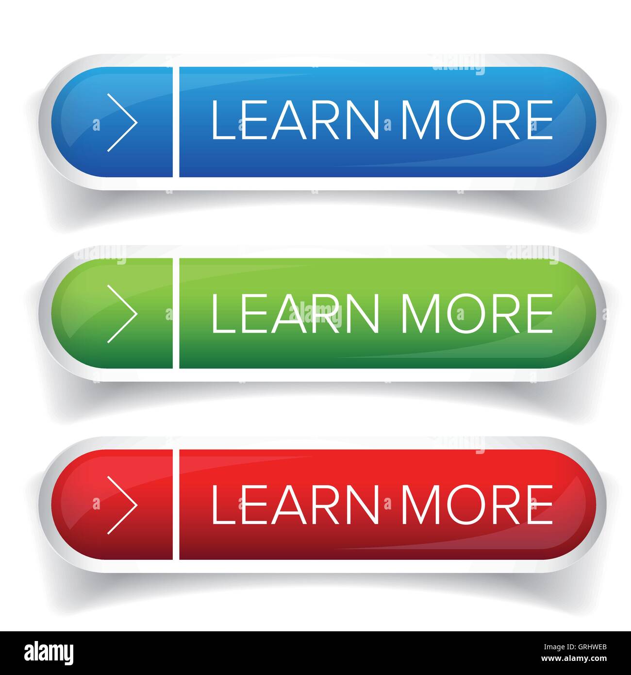 Learn More Button Set Stock Vector Image And Art Alamy 4176