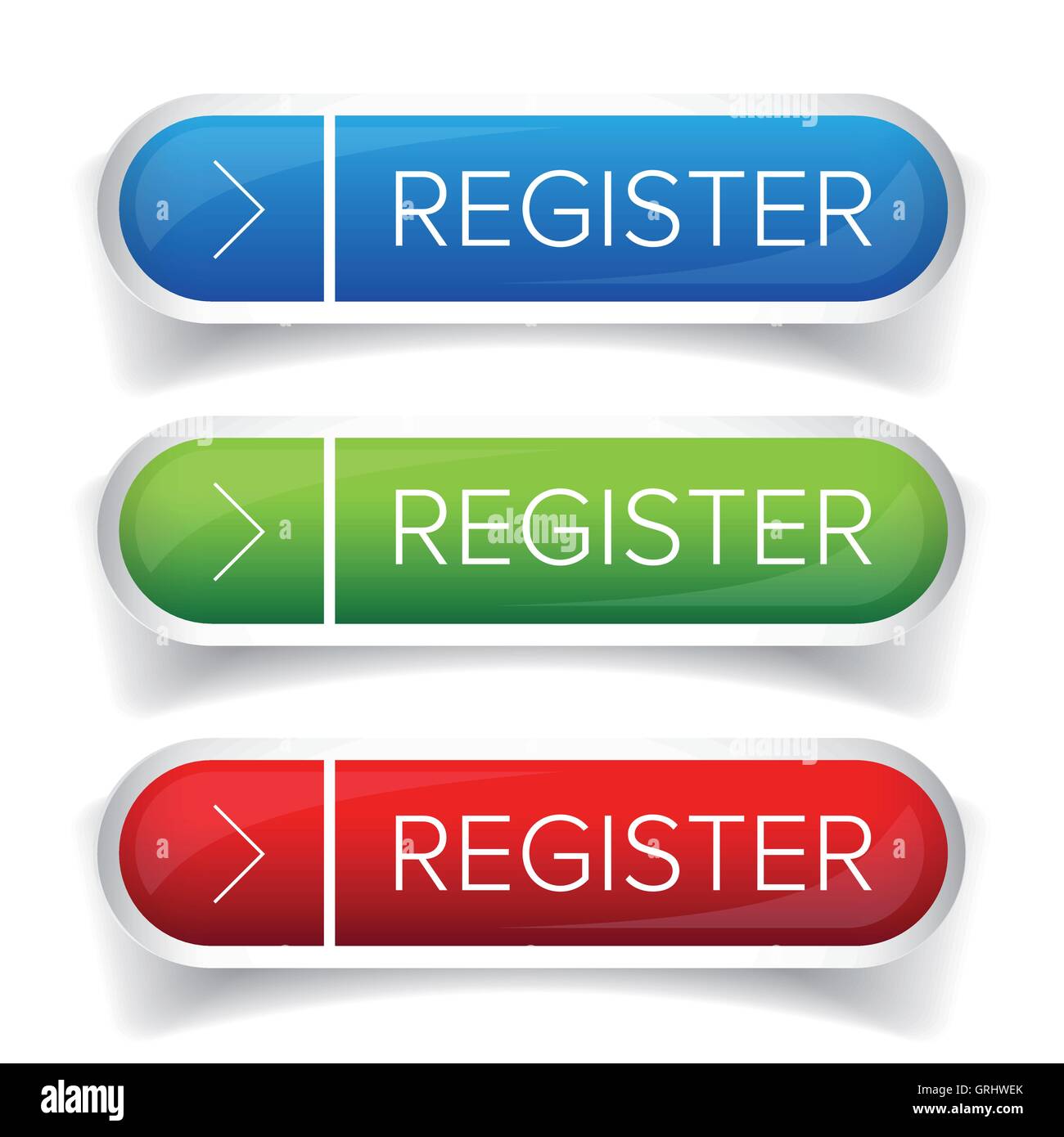 Register button web vector Stock Vector Image & Art - Alamy