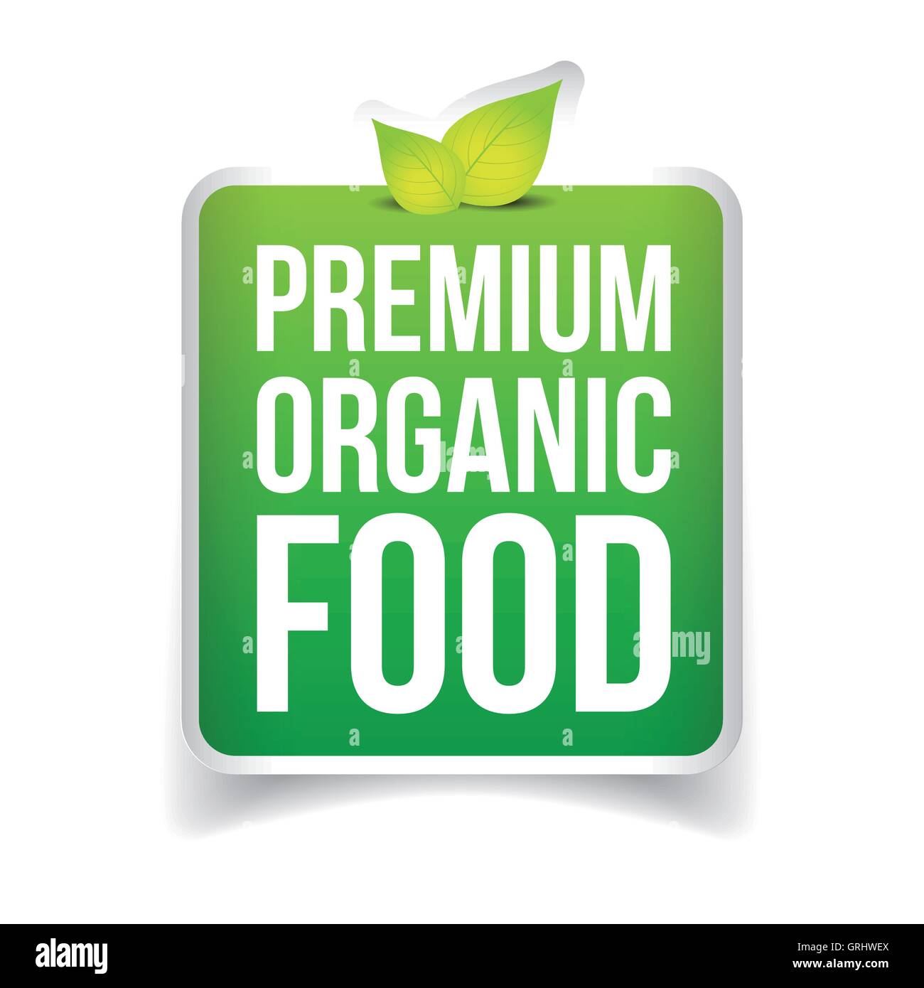 Premium Organic Food label vector Stock Vector Image & Art - Alamy