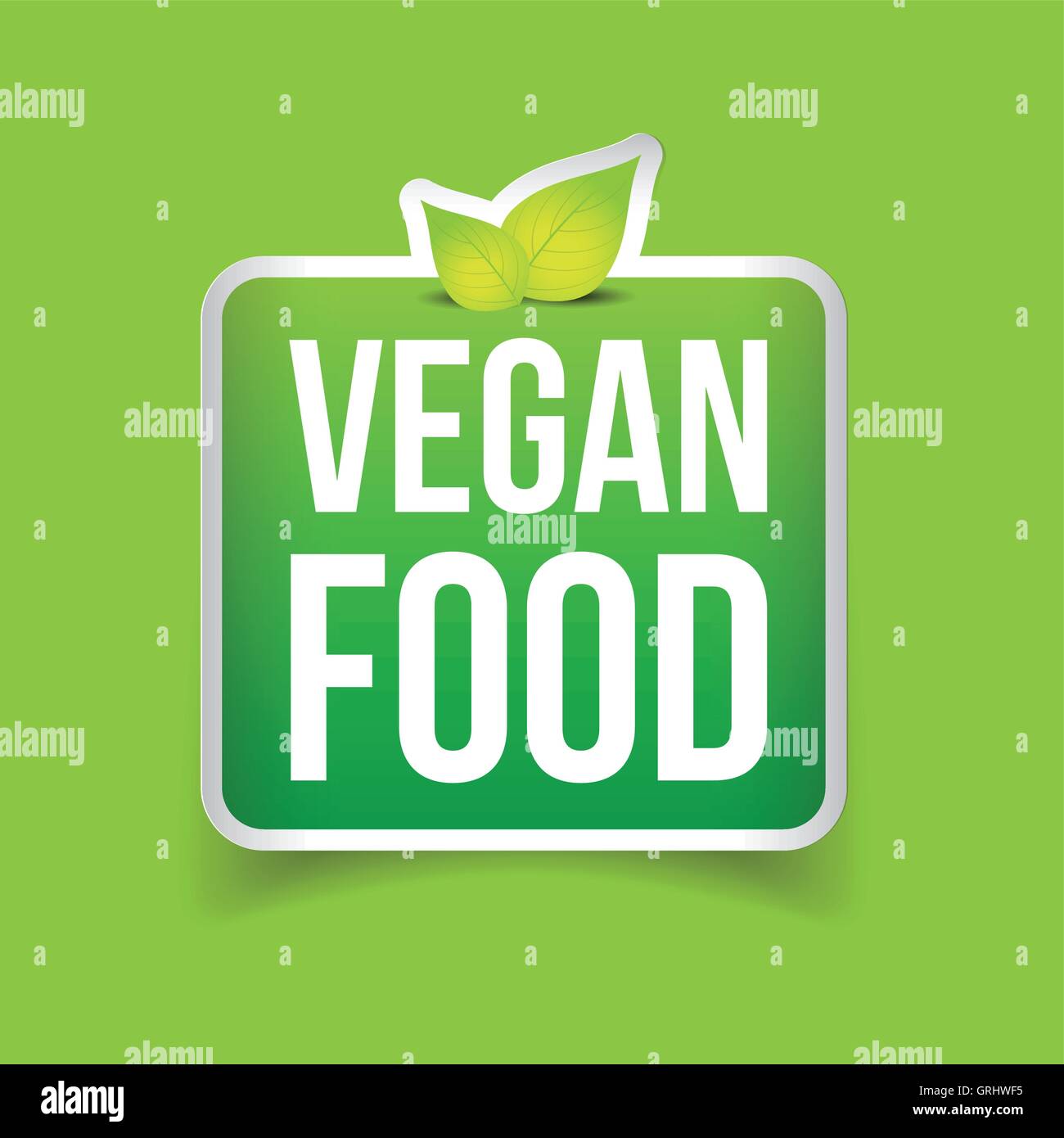 Vegan Food label vector Stock Vector Image & Art - Alamy
