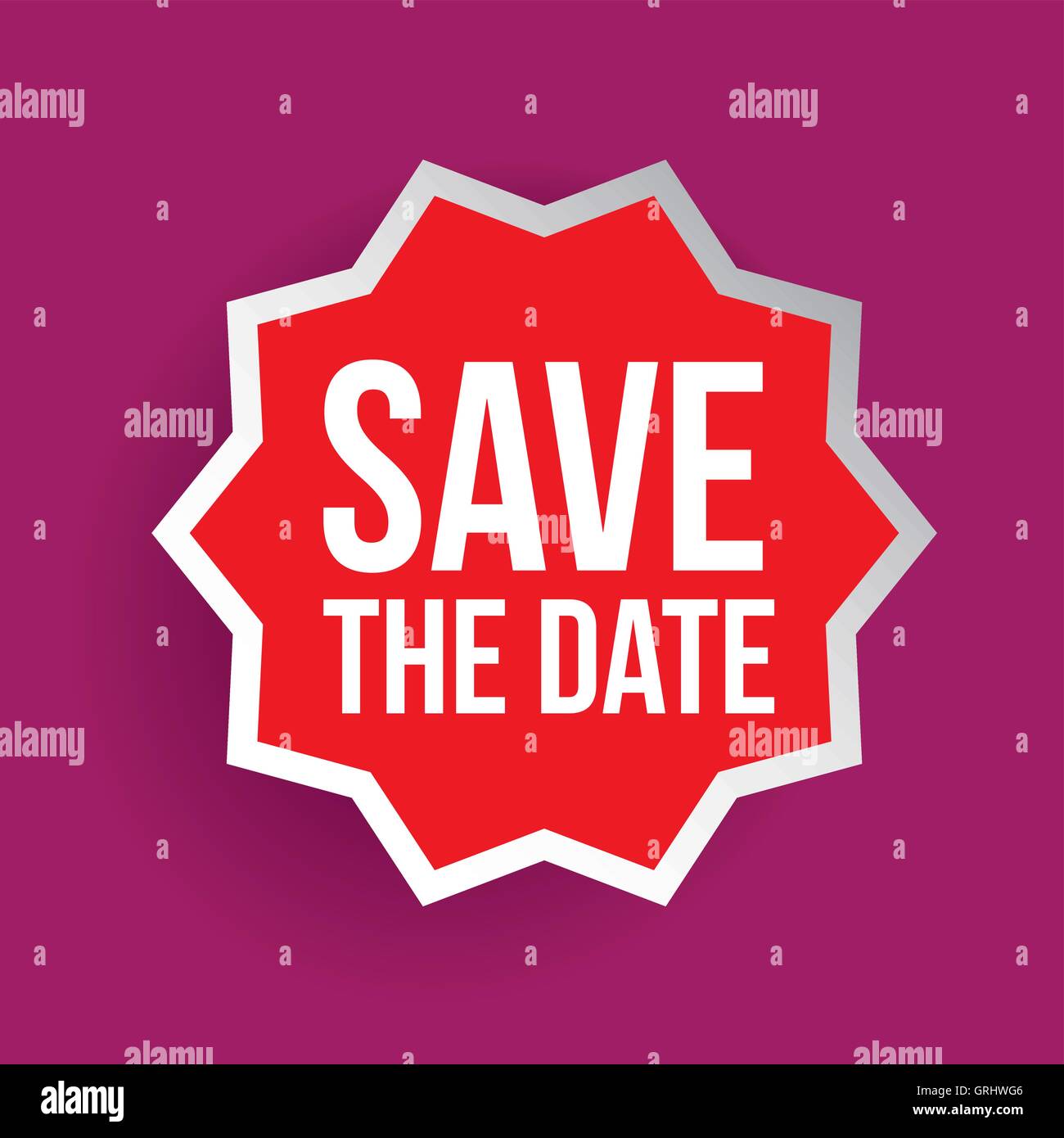 Save the Date vector star Stock Vector Image & Art - Alamy