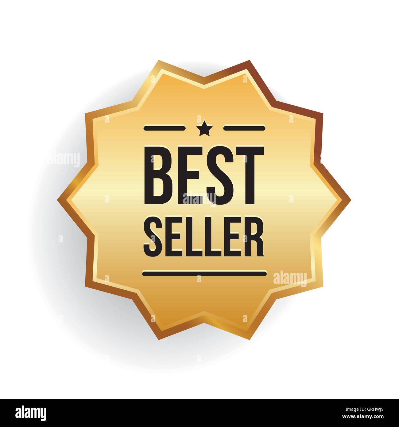Best Seller gold star vector Stock Vector Image & Art - Alamy
