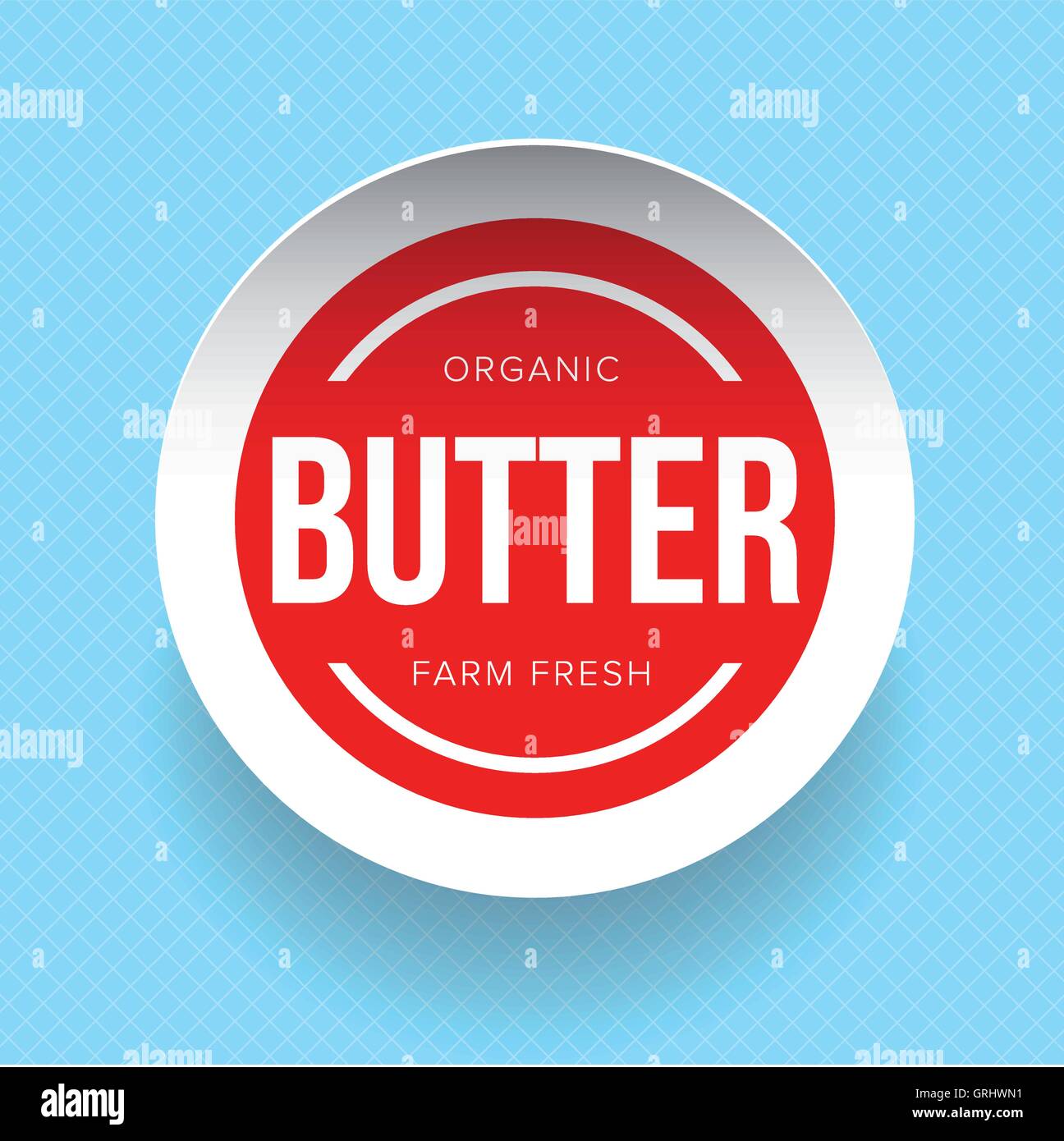 Butter sign vector label Stock Vector Image & Art - Alamy