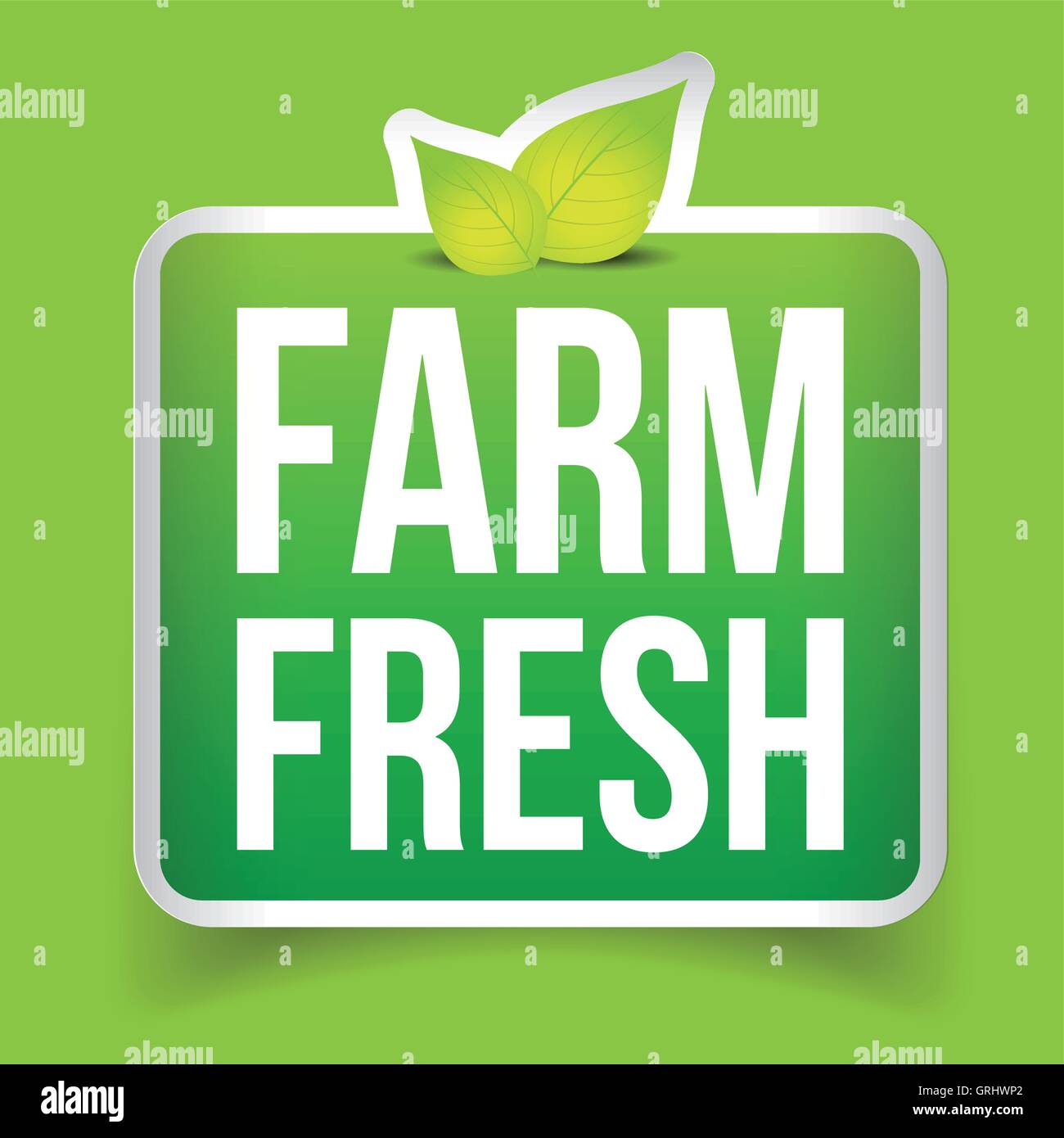Fresh Farm label vector Stock Vector Image & Art - Alamy