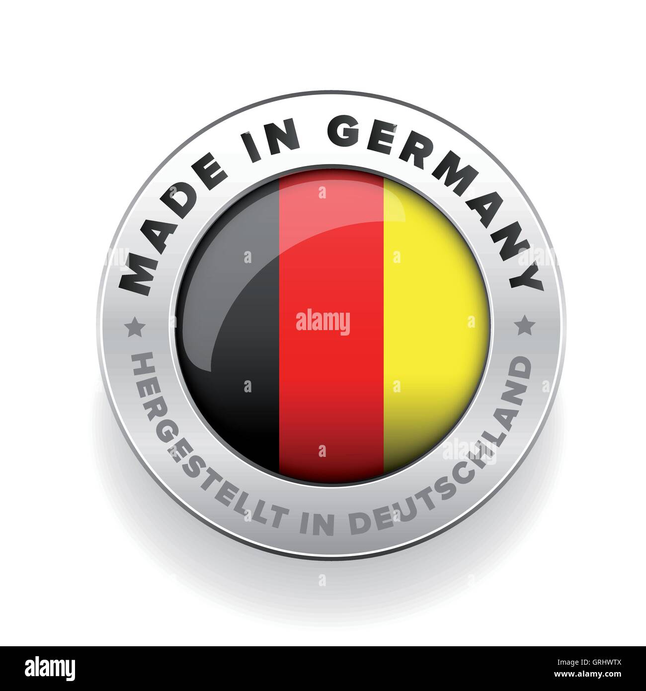 Made in Germany button vector Stock Vector Image & Art - Alamy