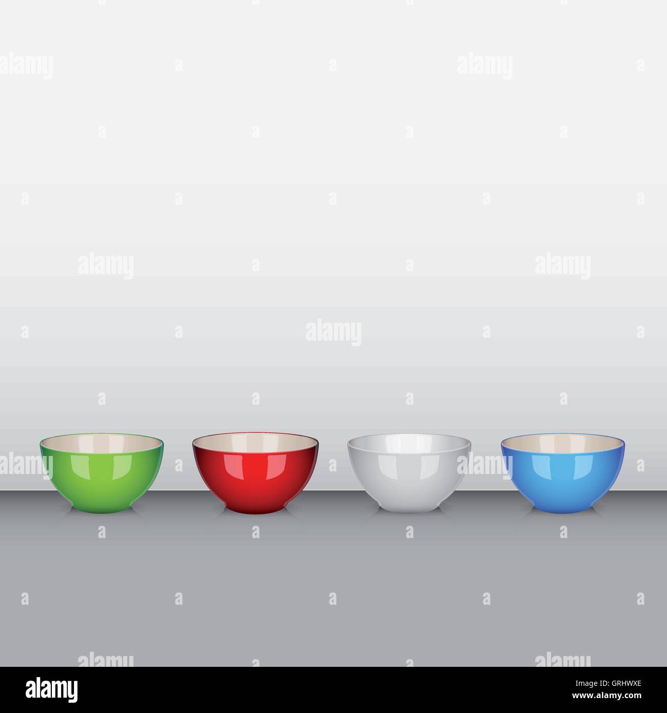 Bowl vector set Stock Vector Image & Art - Alamy