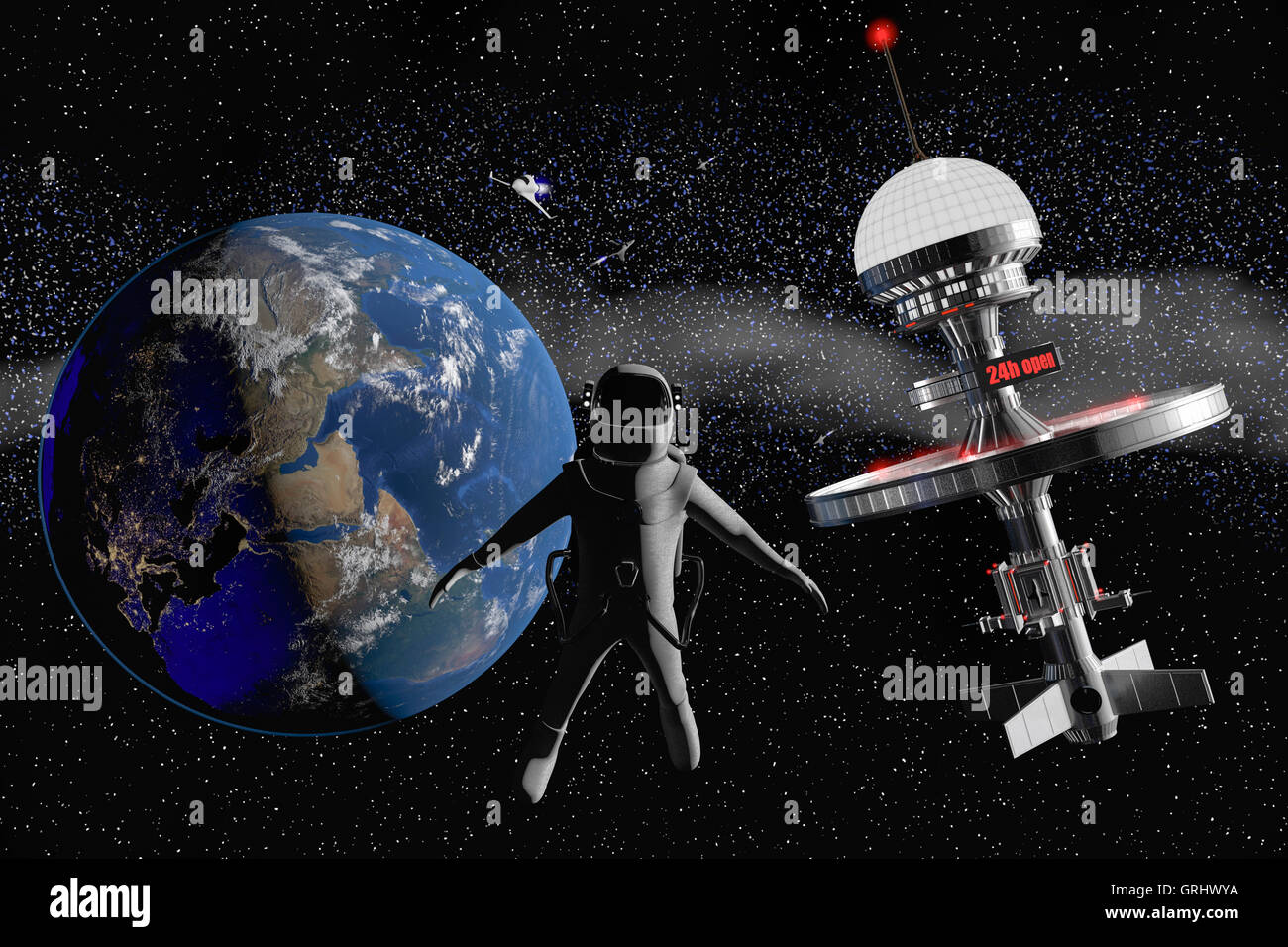 Space station freedom hi-res stock photography and images - Alamy