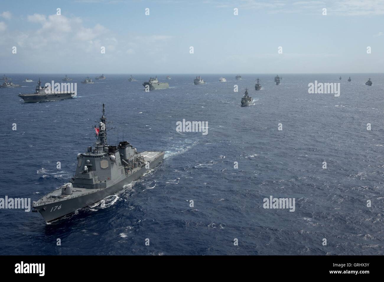 Japan Maritime Self-Defense Force guided missile destroyer JS Chokai ...