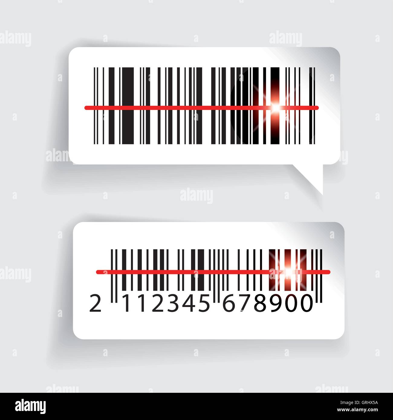 Barcode Icon label vector Stock Vector Image & Art - Alamy