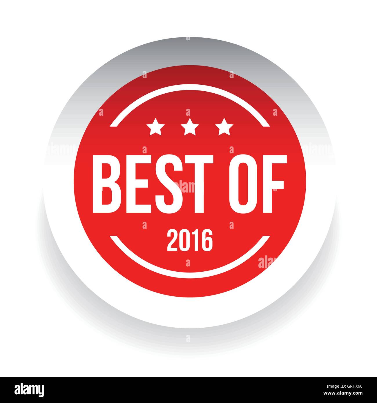 Best of 2016 label on white background Stock Vector Image & Art - Alamy