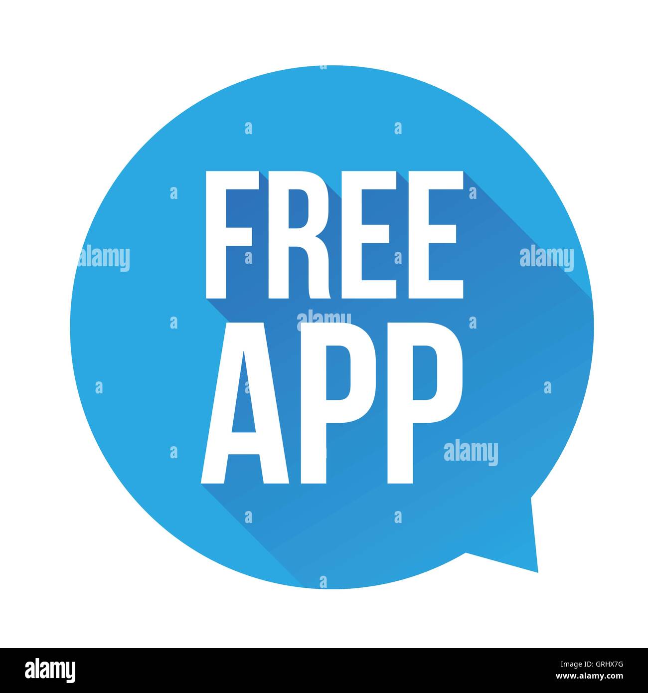 Free app speech bubble hi-res stock photography and images - Alamy