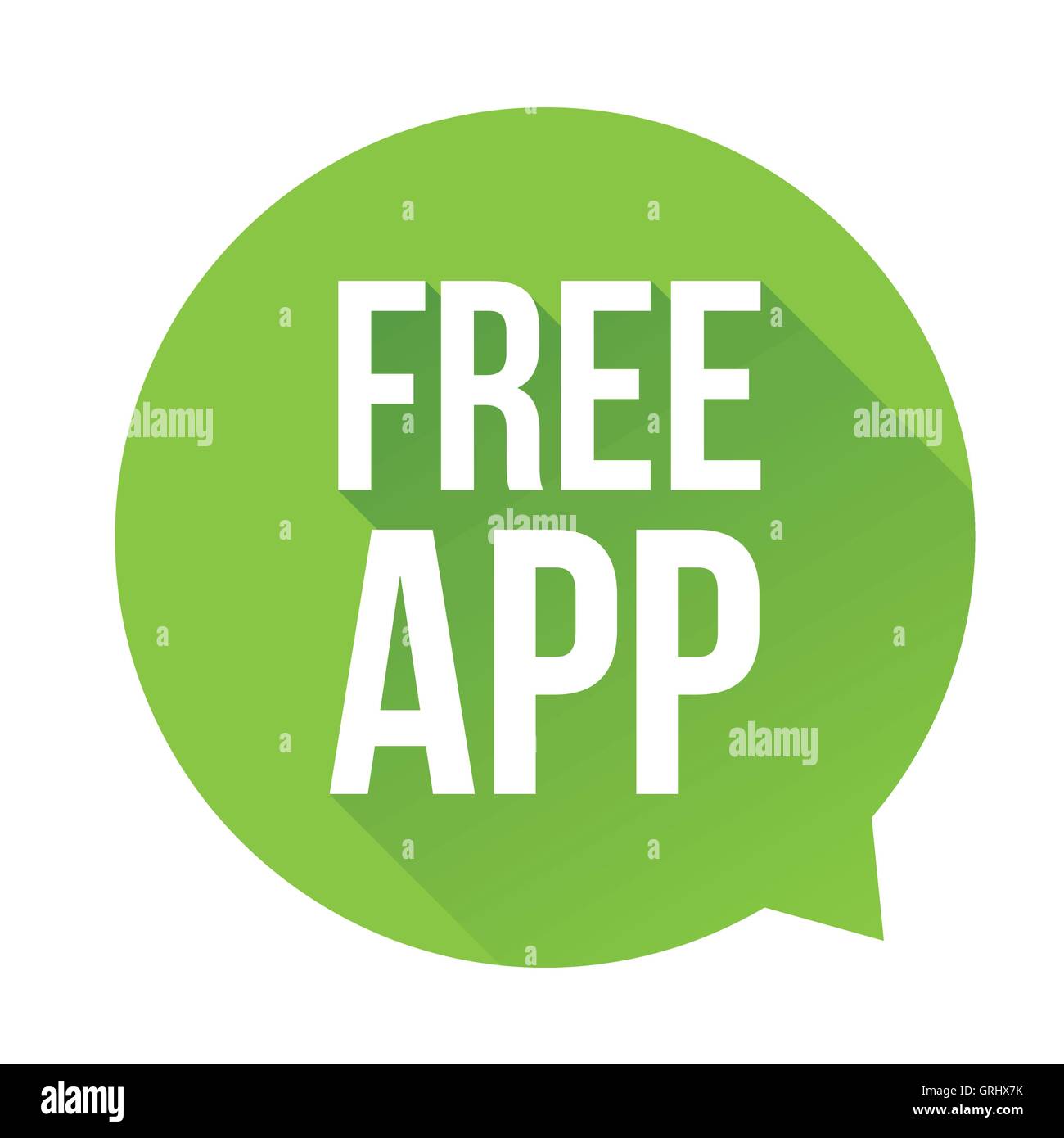 Free app speech bubble hi-res stock photography and images - Alamy