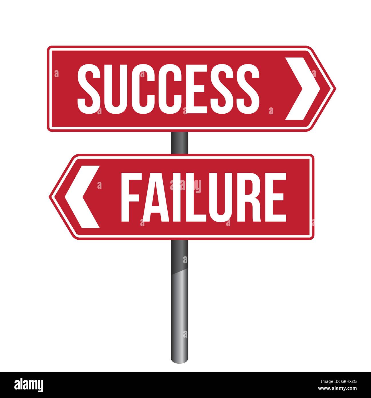 Success Failure Sign vector Stock Vector Image & Art - Alamy