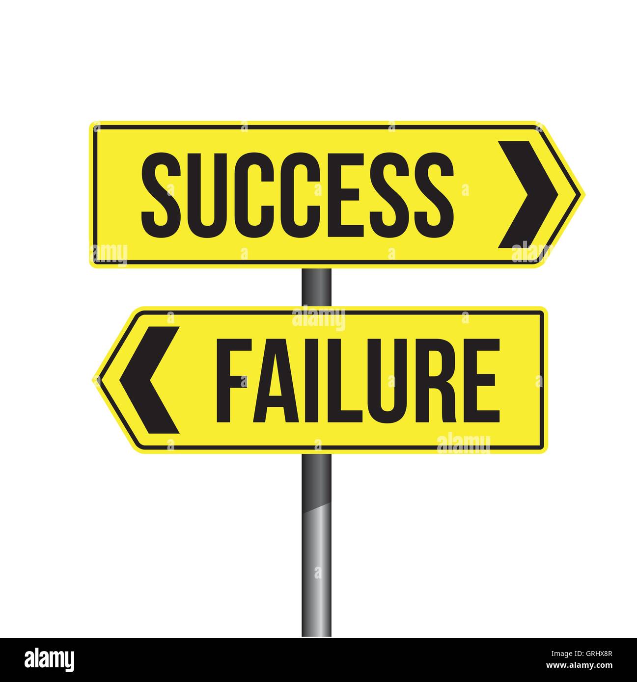 Success Failure Sign vector Stock Vector Image & Art - Alamy
