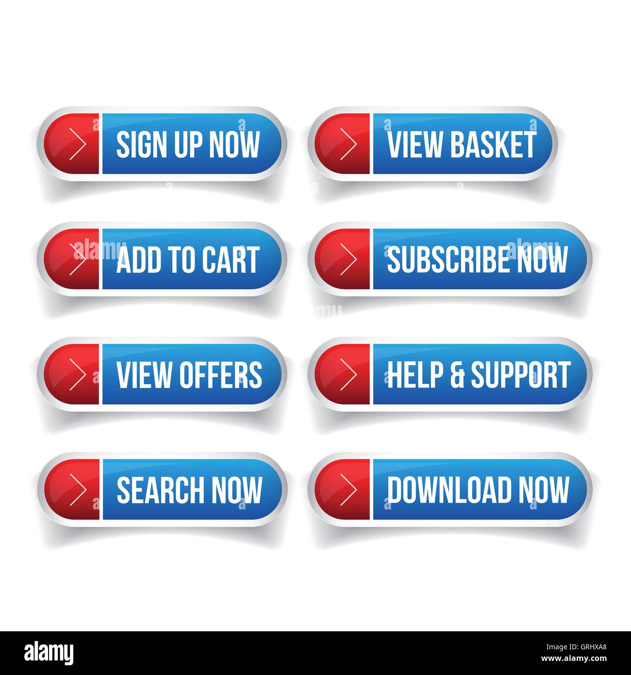 Call-To-Action Buttons vector Stock Vector Image & Art - Alamy