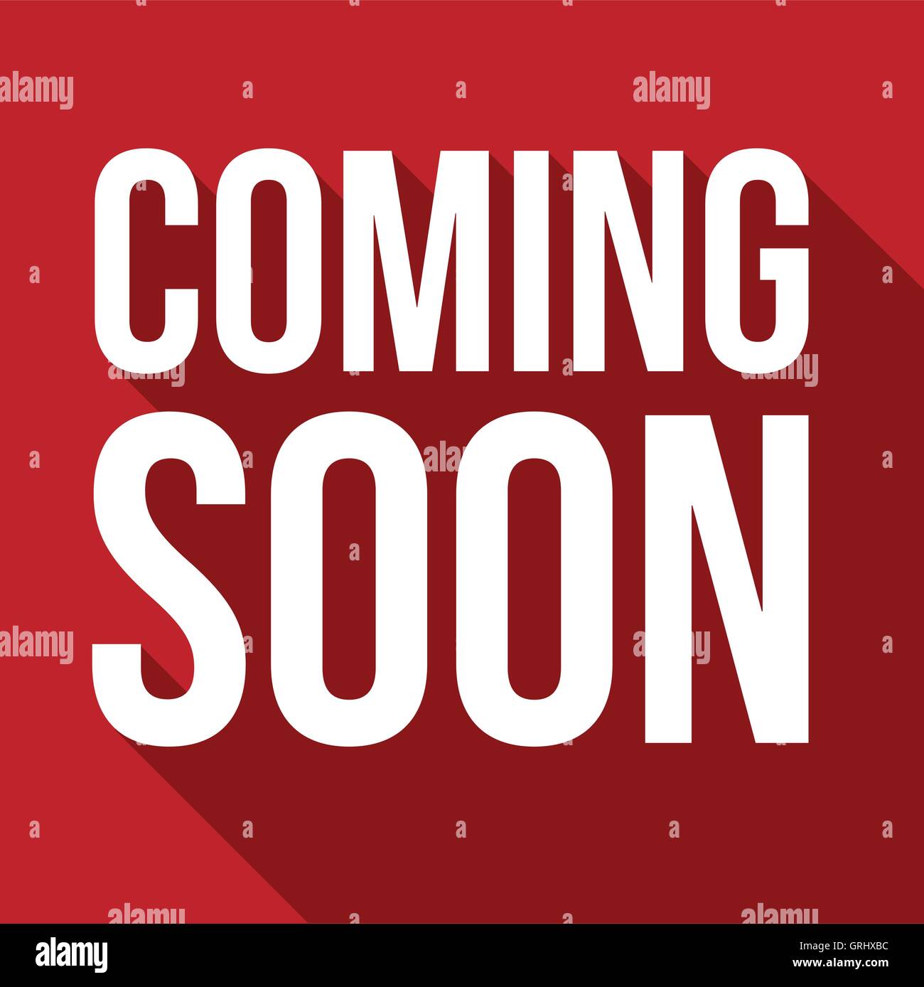 Coming Soon sign flat design Stock Vector Image & Art - Alamy