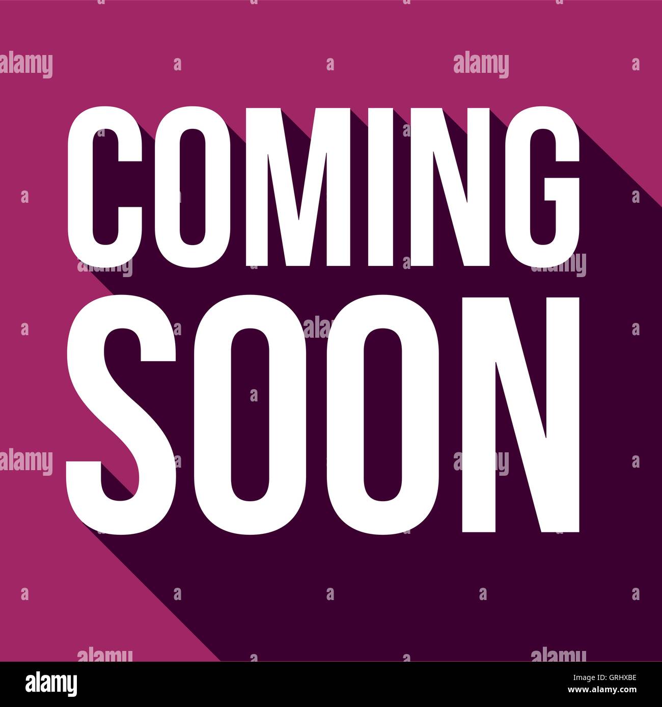 Coming Soon sign flat design Stock Vector Image & Art - Alamy