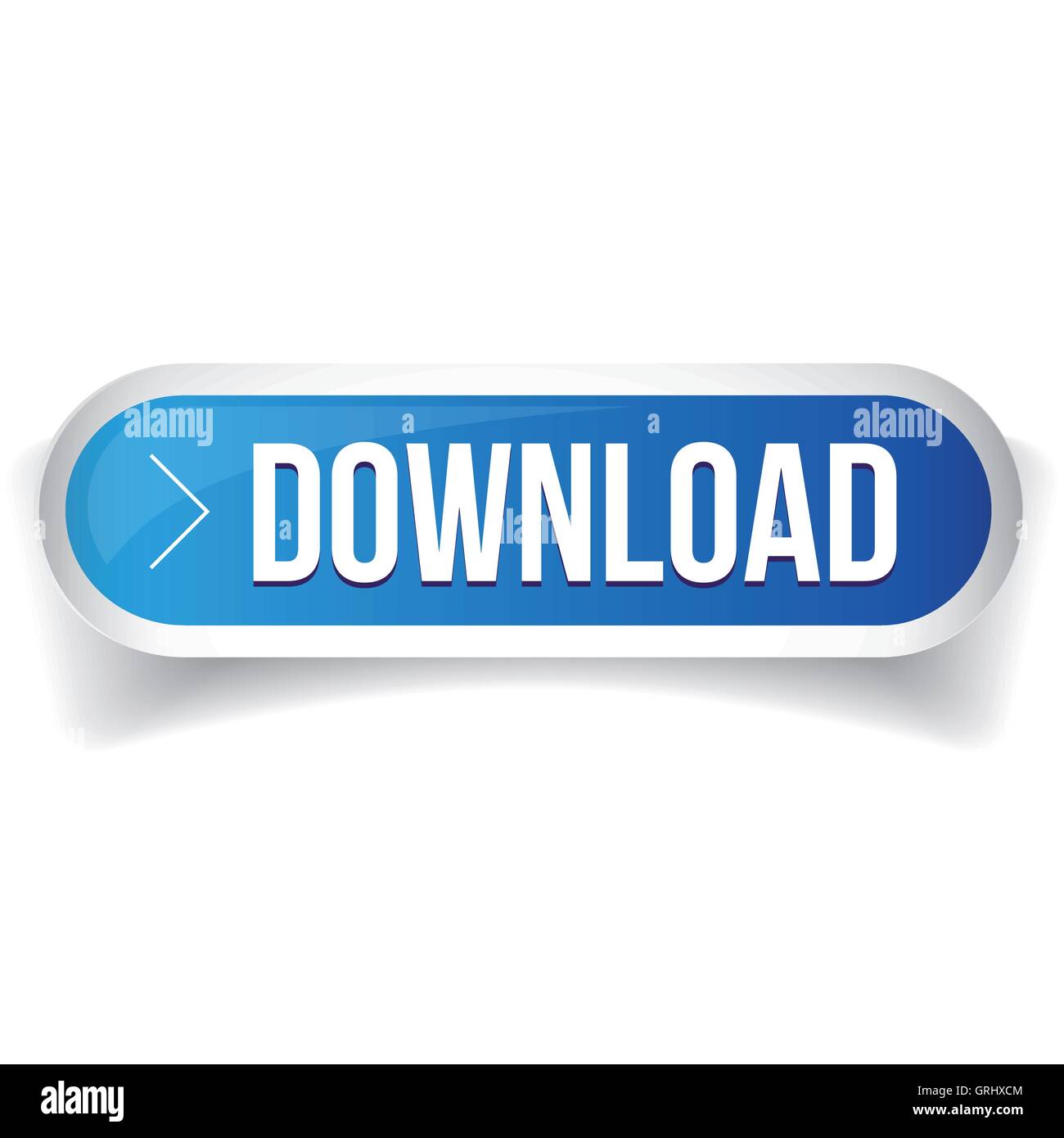 Download button web design element Stock Vector Image & Art - Alamy