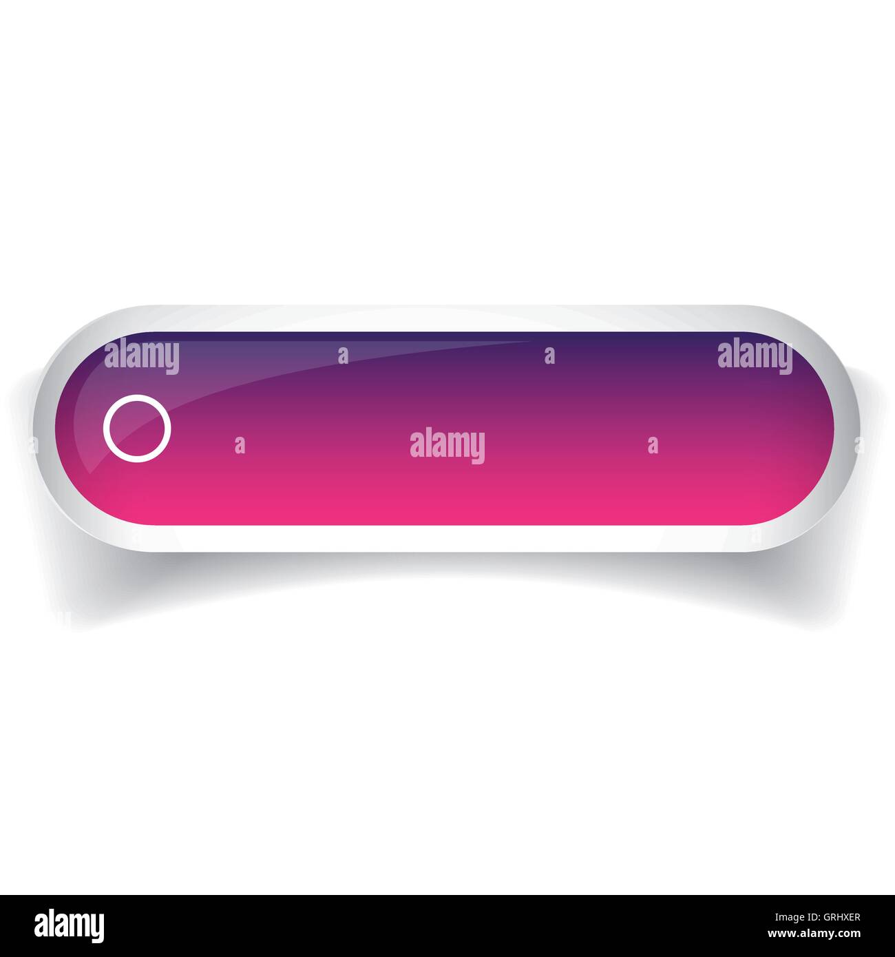 Purple glossy web bar button vector Stock Vector Image & Art - Alamy