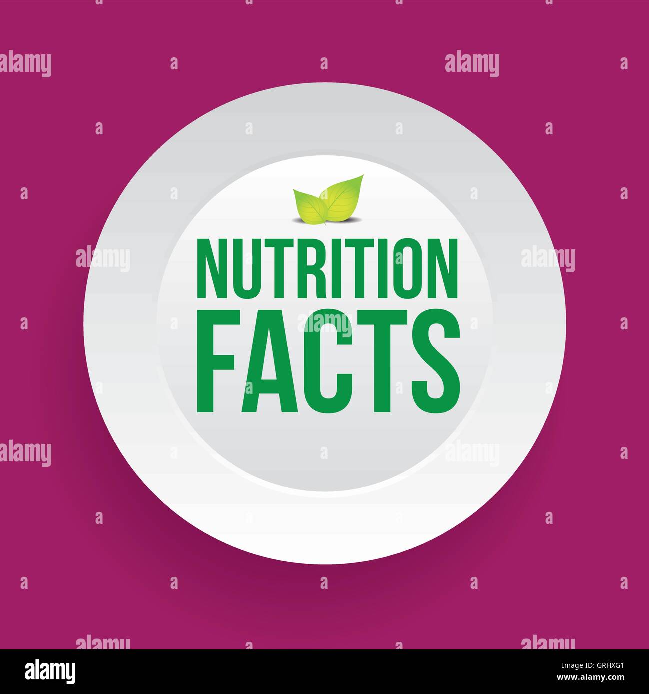 Nutritional label on food packaging Stock Vector Images - Alamy