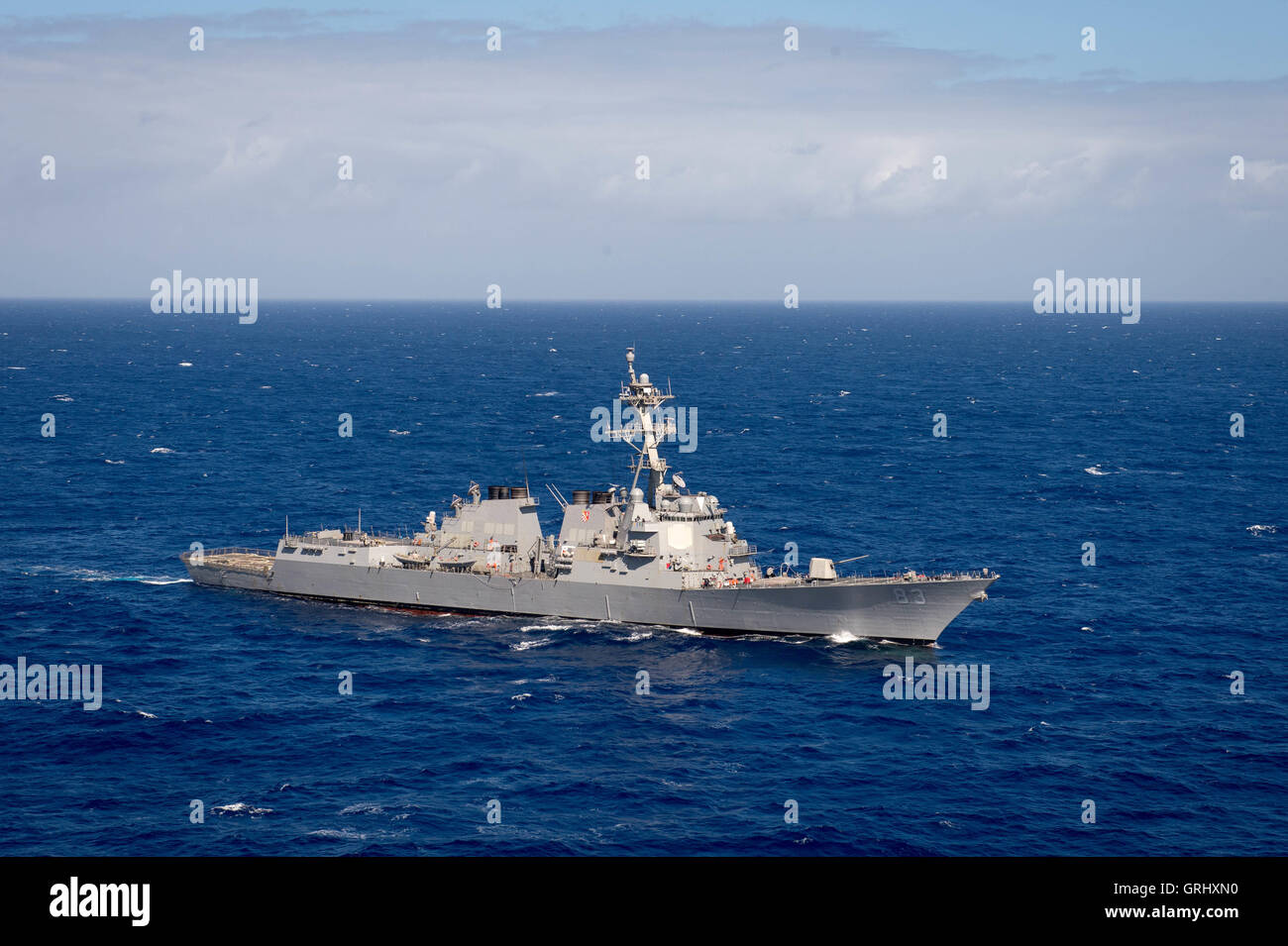 U.S. Navy Arleigh Burke-class guided-missile destroyer USS Howard ...