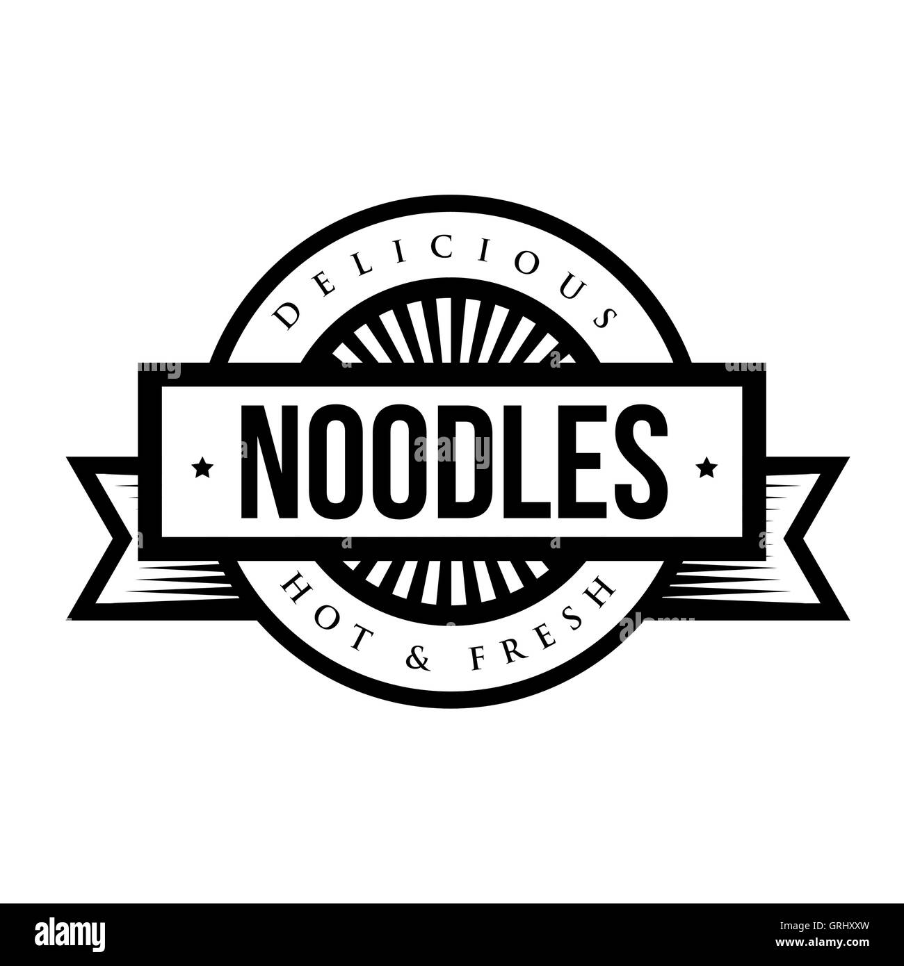 Noodle recipe Black and White Stock Photos & Images - Alamy
