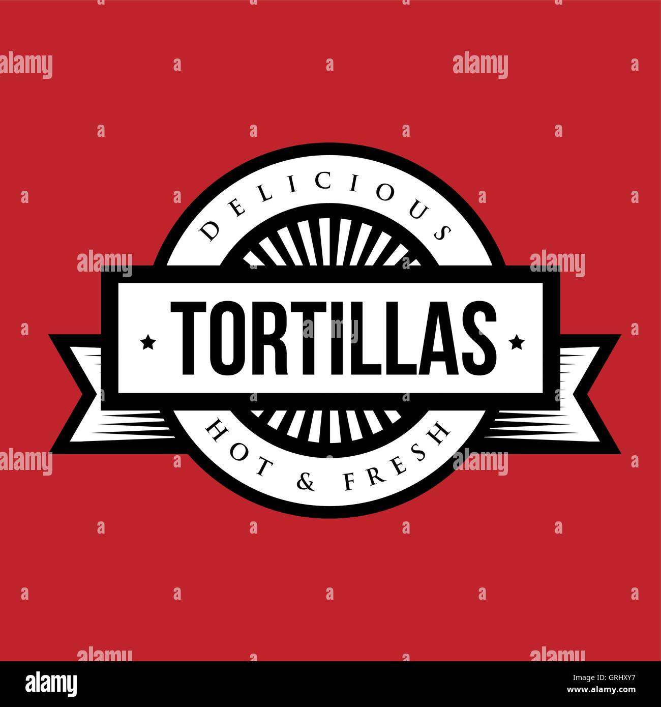 Tortillas stamp vitage style logo Stock Vector Image & Art - Alamy