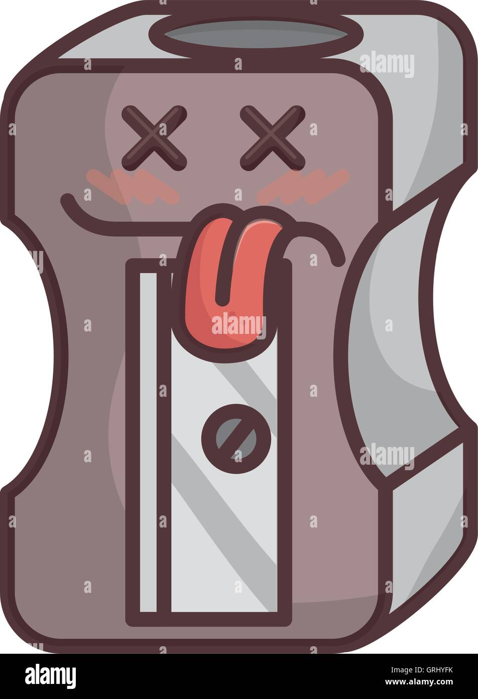 metal sharpener object Stock Vector Image & Art - Alamy