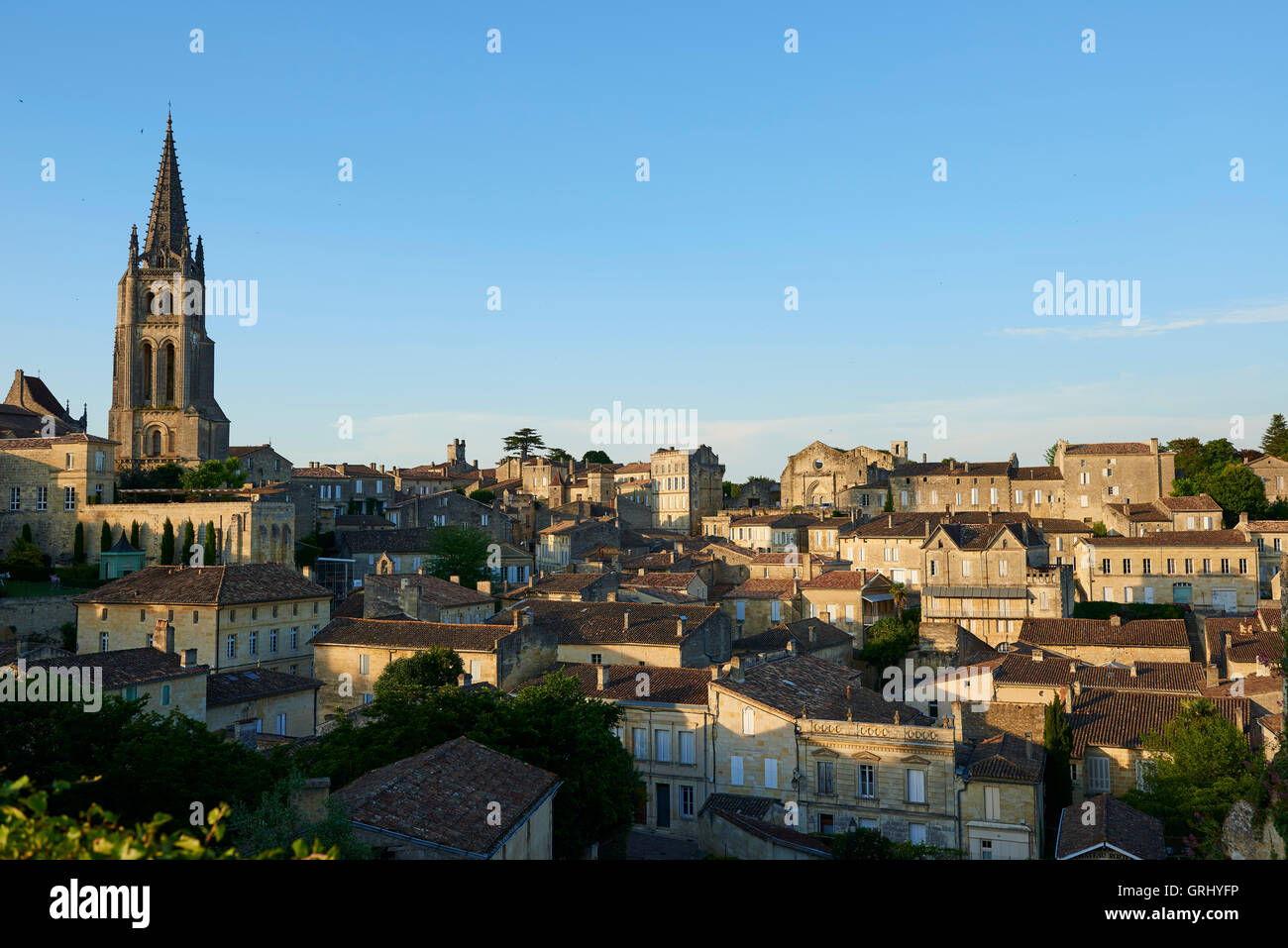 Saint Emilion, Gironde, Aquitaine, France, Europe Stock Photo - Alamy