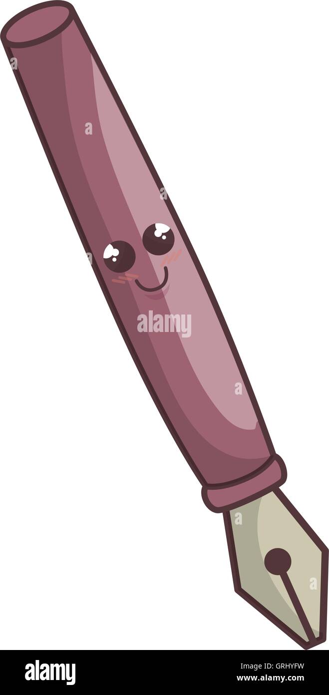 fountain pen cartoon Stock Vector Image & Art - Alamy