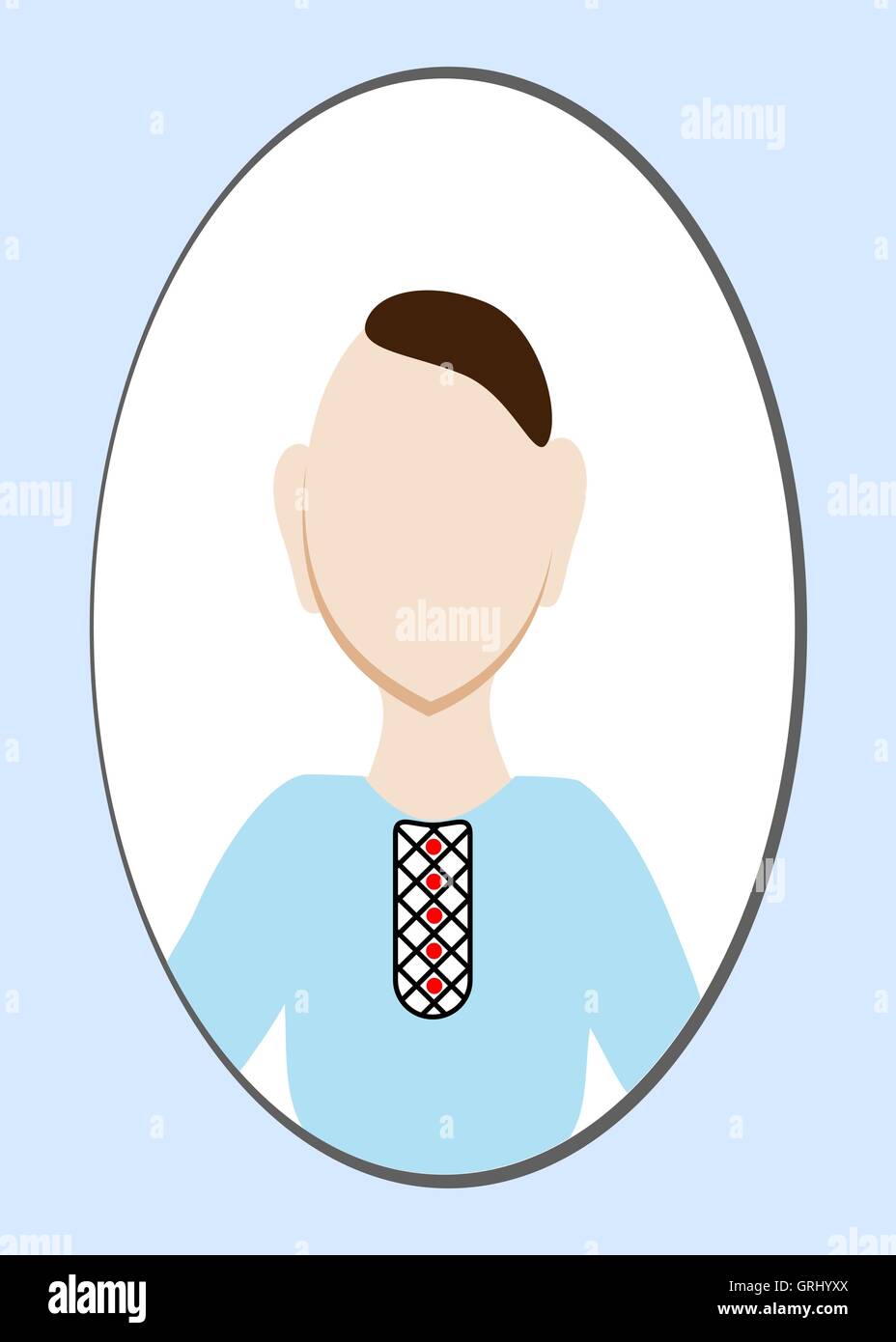Male avatar or pictogram for social networks. Modern flat colorful ...