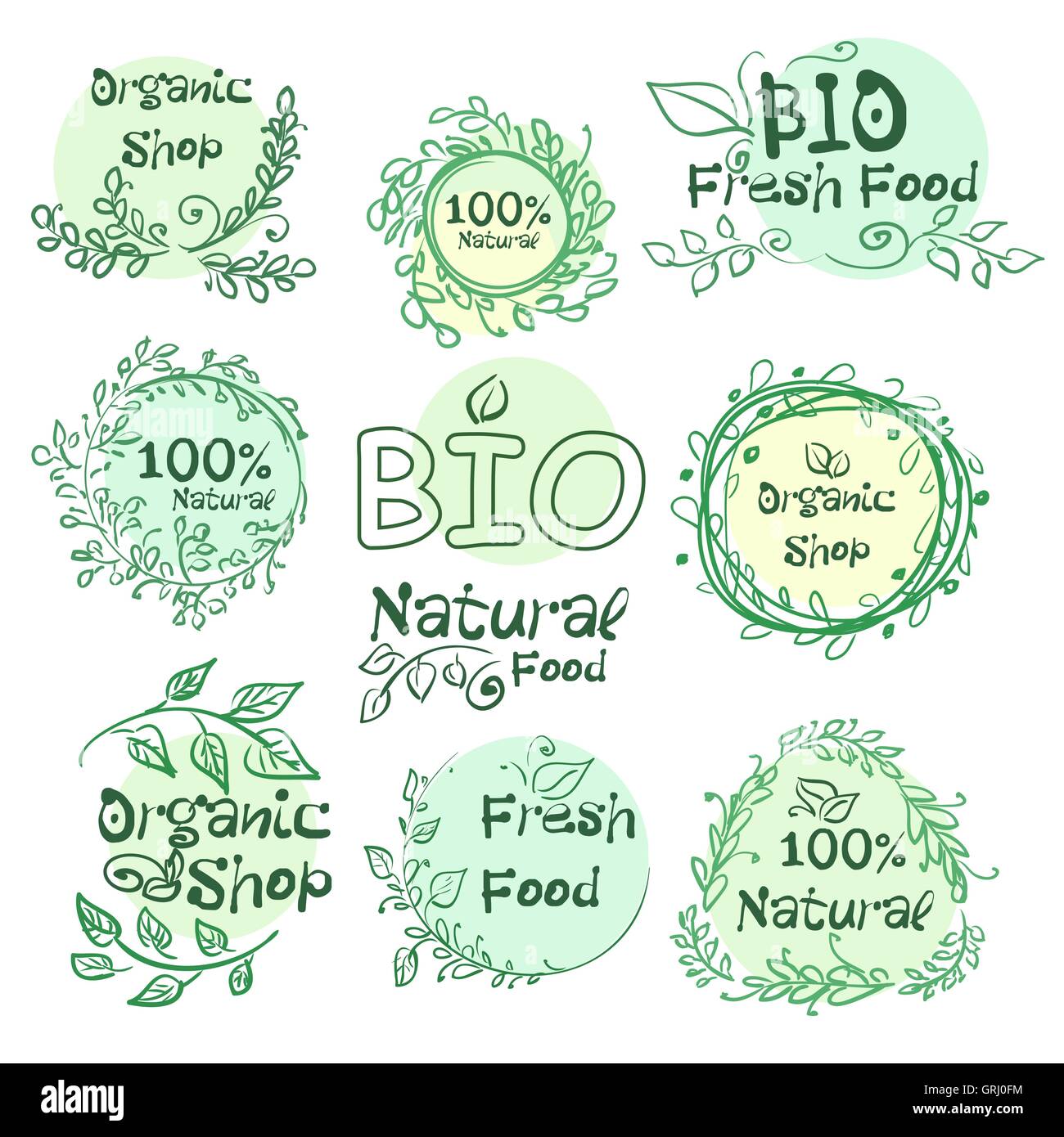 Hand drawn ecology 100 Cut Out Stock Images & Pictures - Alamy