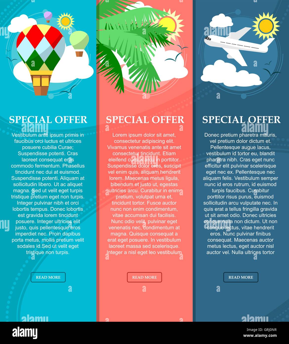 Template vertical web banner place Stock Vector Images - Alamy