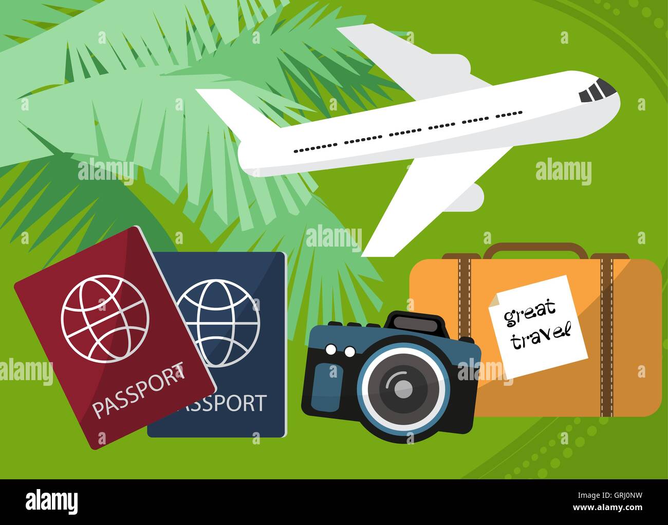 Travel art photo Stock Vector Images - Alamy