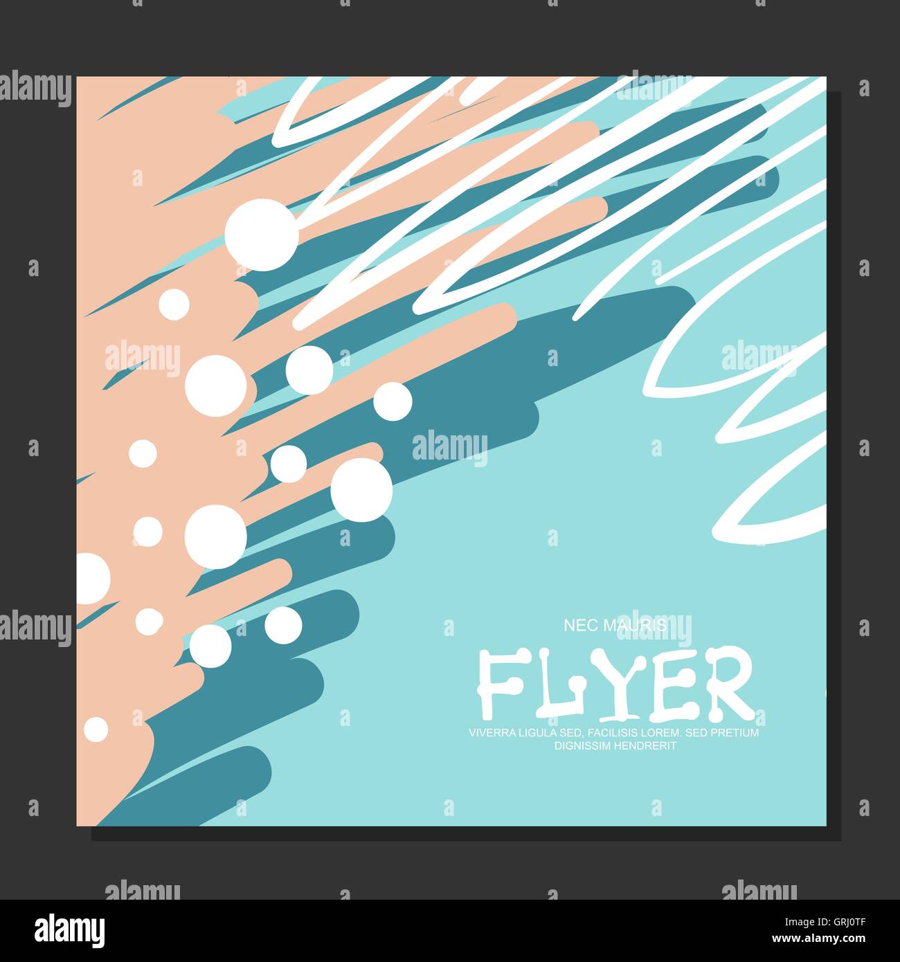 Abstract flyer with space for text. It can be used as an invitation to ...