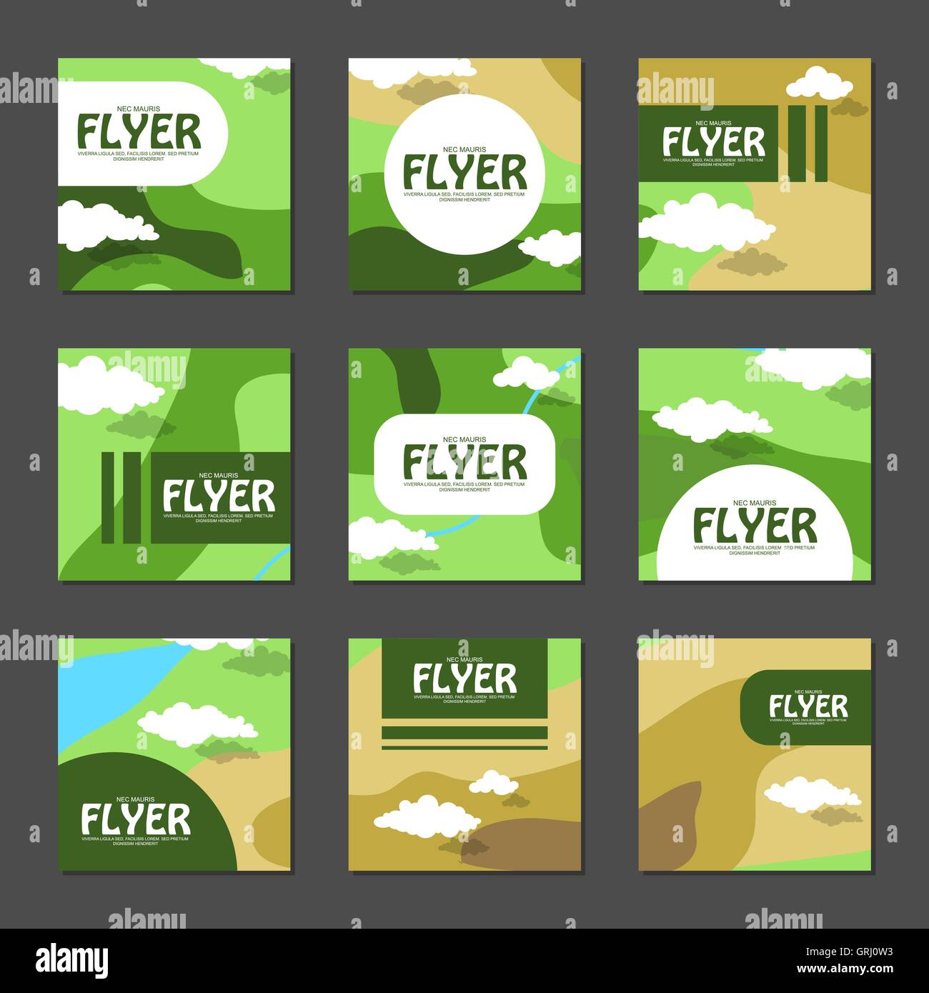 Flyers vector hi-res stock photography and images - Alamy