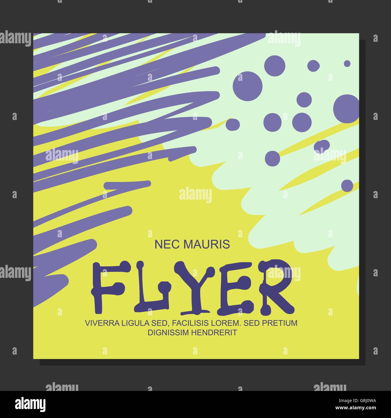 Flyer design for a company hi-res stock photography and images - Alamy