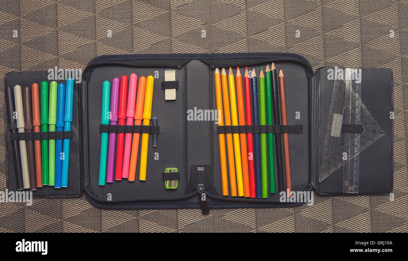 Pencil case transparent hi-res stock photography and images - Alamy