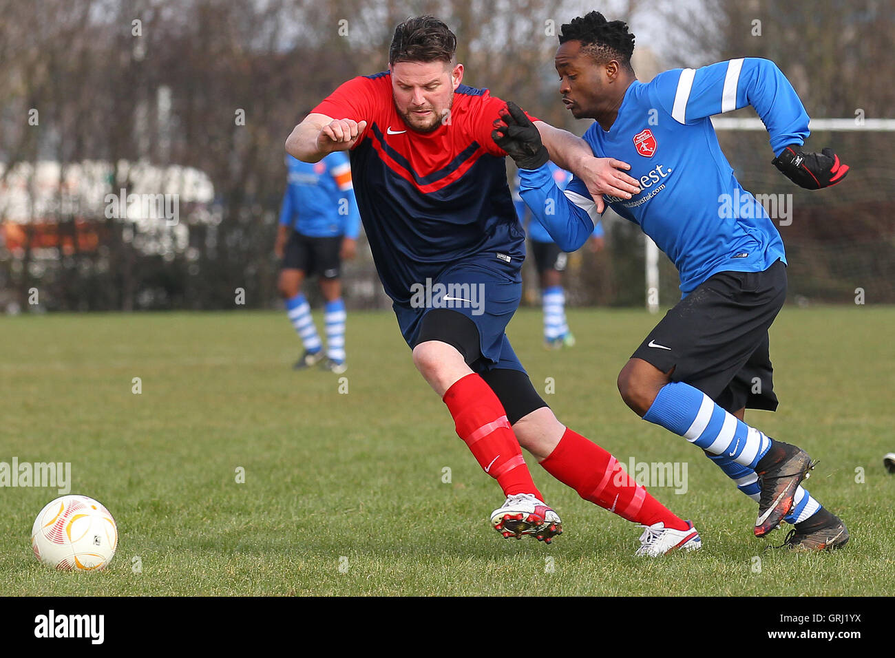 Highfield (blue) vs Shakespeare, Hackney & Leyton Sunday League Albert ...
