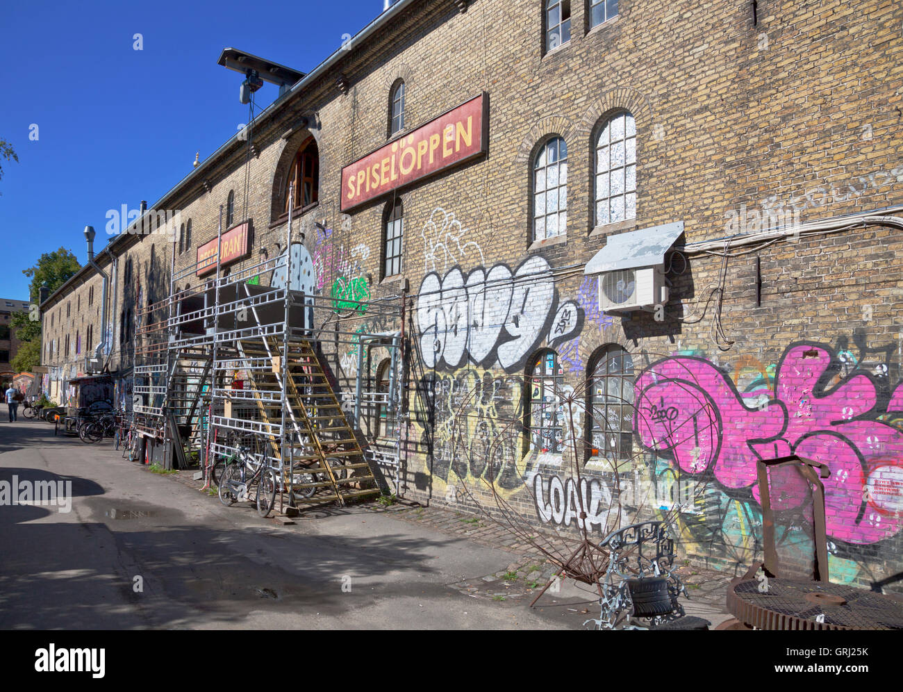 Restaurant "Spiseloppen" in freetown Christiania, Copenhagen, the most ...