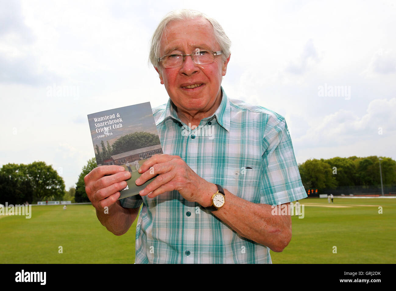 Author Mike Mead with his 150th Anniversary book during Wanstead and ...