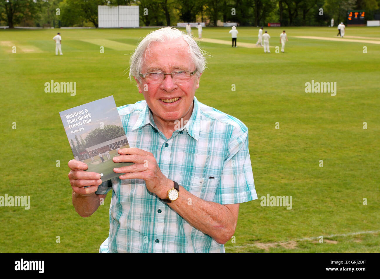 Author Mike Mead with his 150th Anniversary book during Wanstead and ...