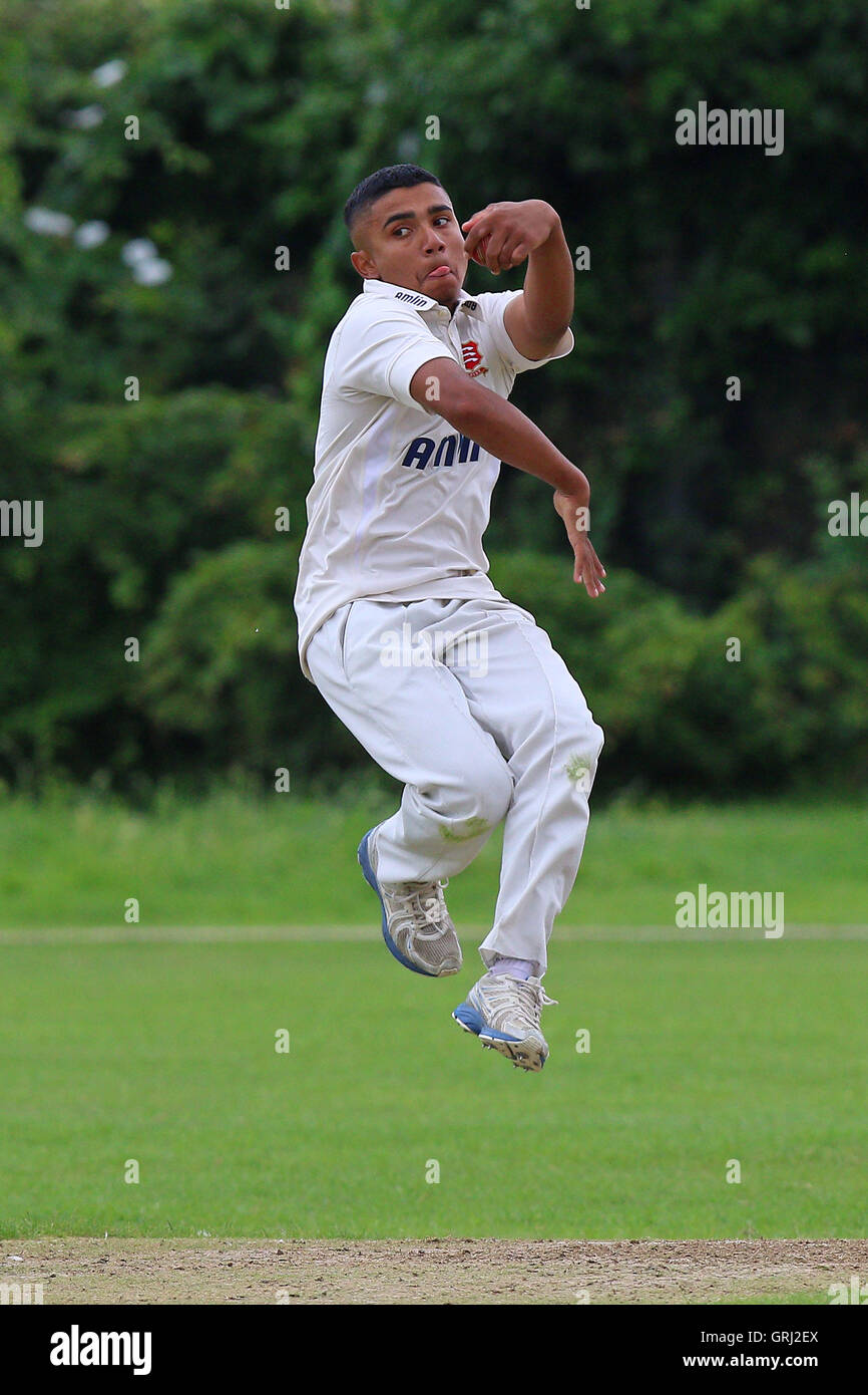 Upminster CC (batting) vs Orsett and Thurrock CC, Shepherd Neame Essex ...