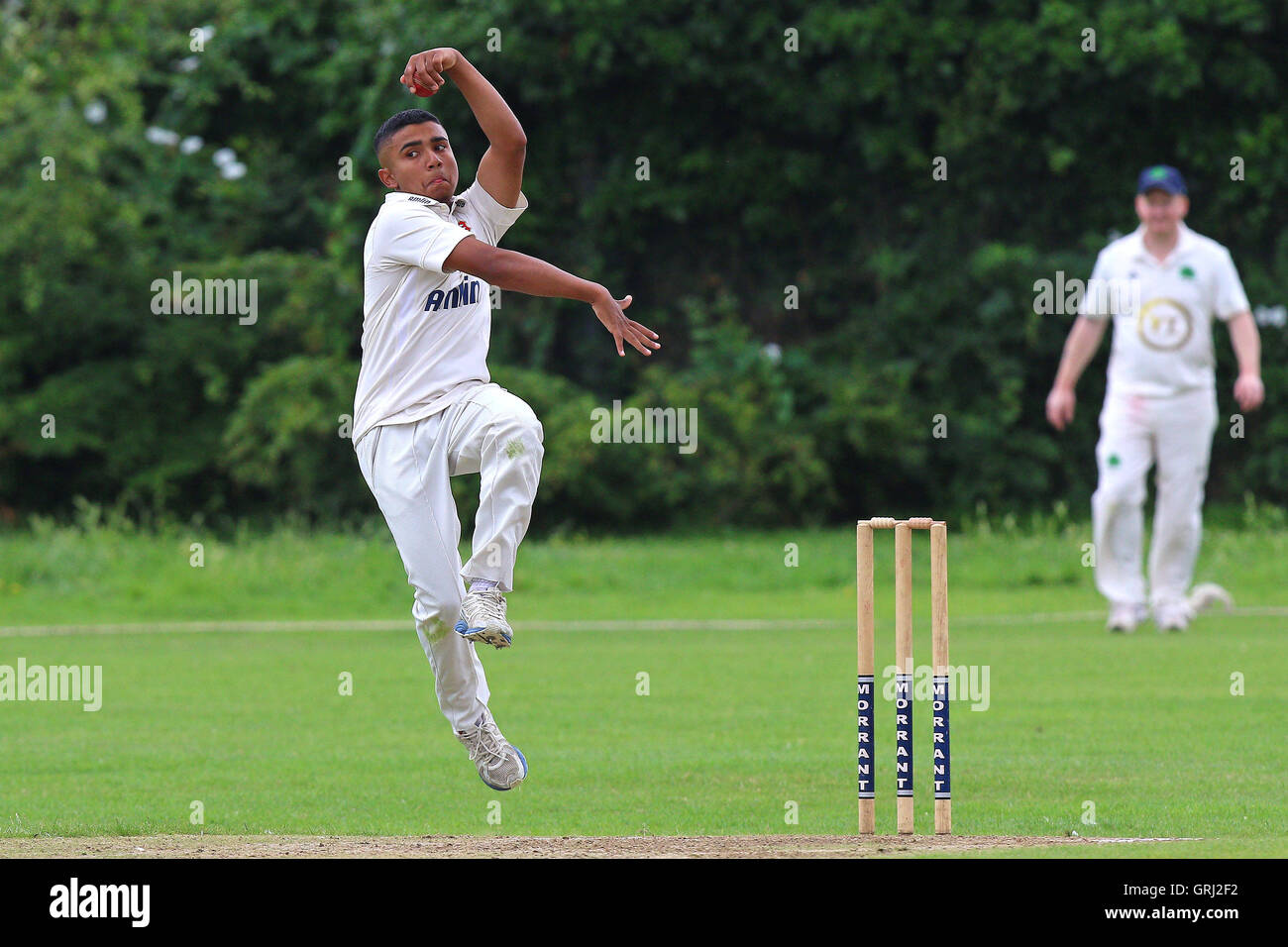 Upminster CC (batting) vs Orsett and Thurrock CC, Shepherd Neame Essex ...
