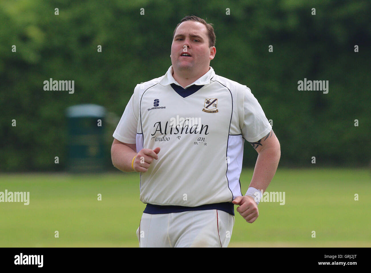 A Ison of Upminster during Upminster CC vs Harold Wood CC, Shepherd ...