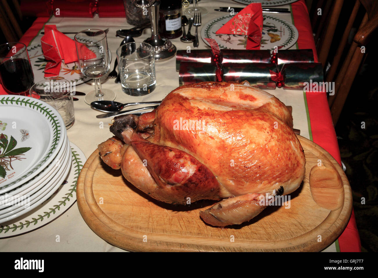 Christmas Day Turkey Stock Photo - Alamy